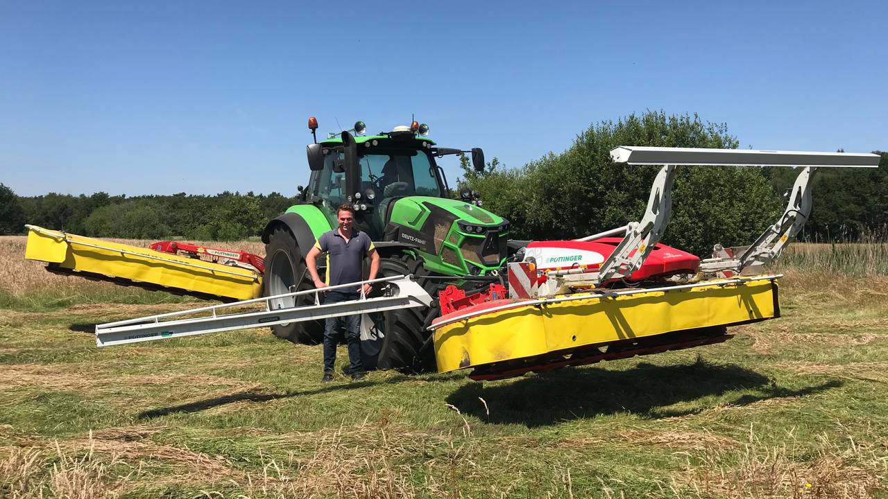 Een maaier die reekalfjes opspoort: boer Bastiaan wordt er heel blij ...
