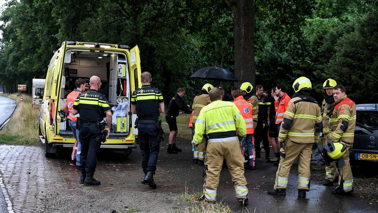 Automobiliste botst vol tegen boom en raakt gewond - Omroep Brabant