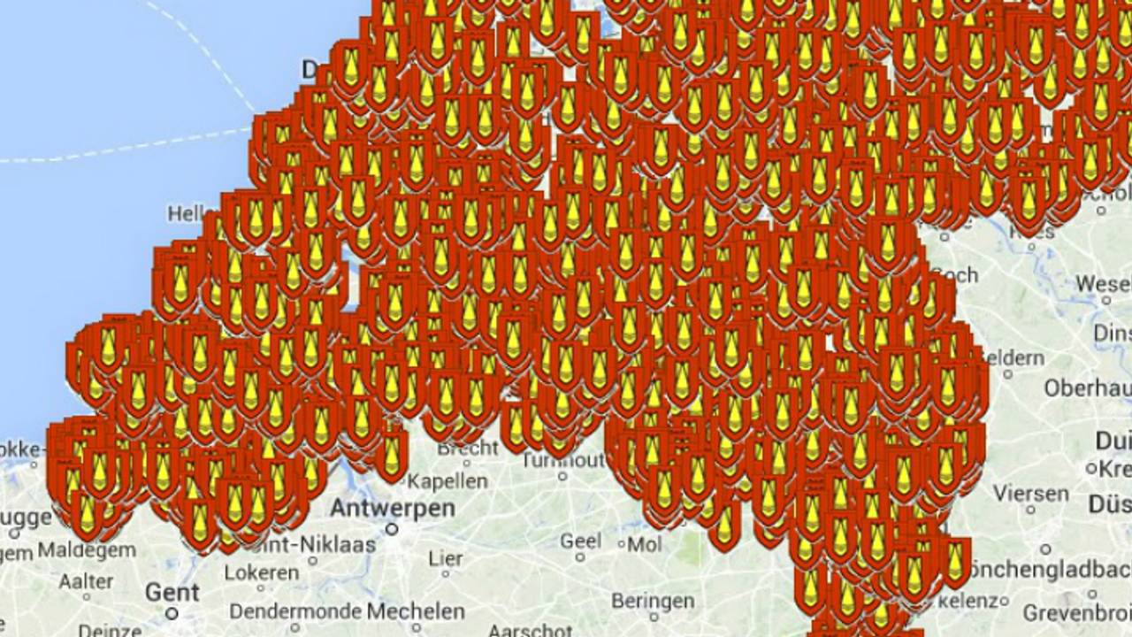 Kaart: op deze plekken lagen bommen uit de Tweede Wereldoorlog - Omroep ...