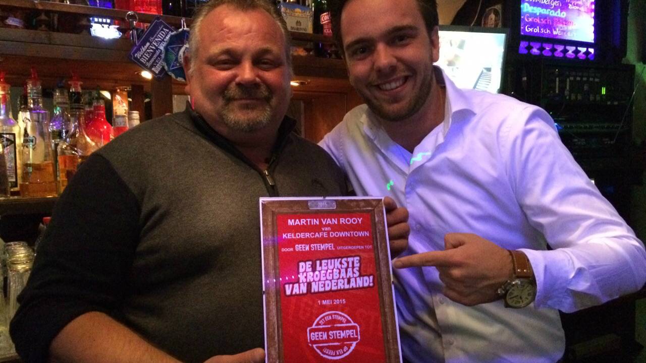Daar moet op gedronken worden! Martin van Rooij van Downtown Oisterwijk ...