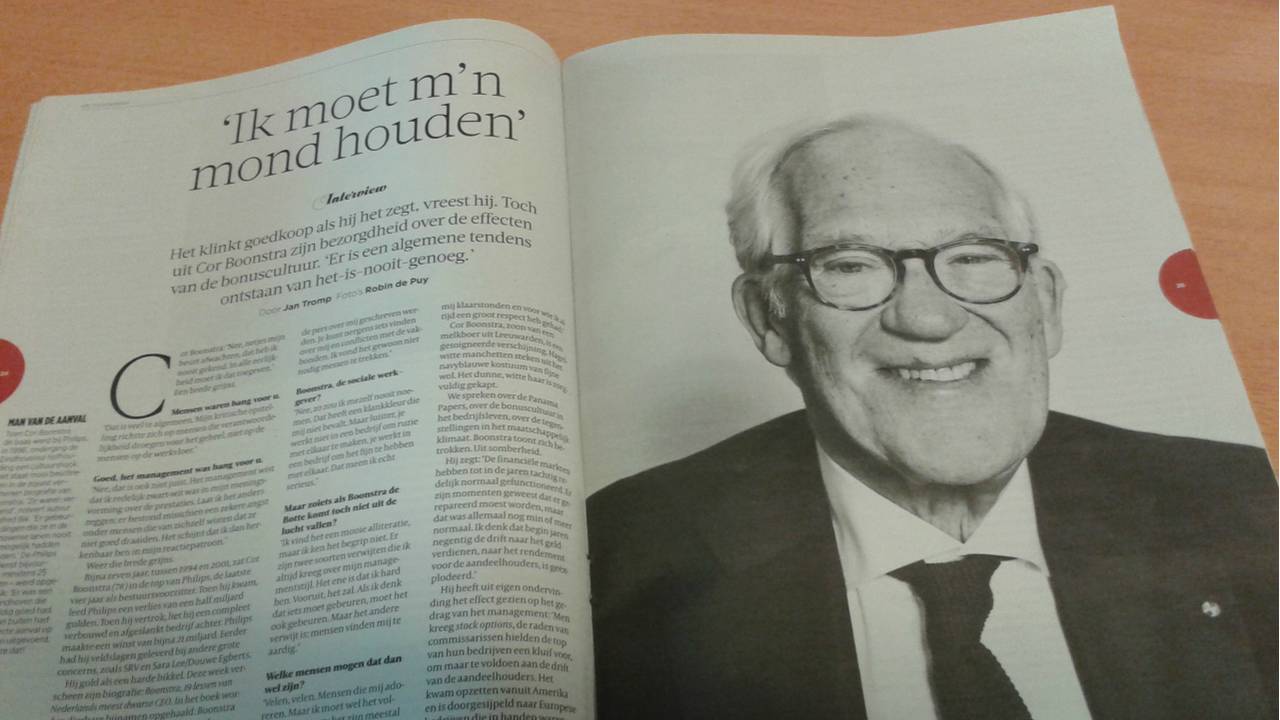 Oud-Philipstopman Cor Boonstra: 'Stop zelfverrijking' - Omroep Brabant ...