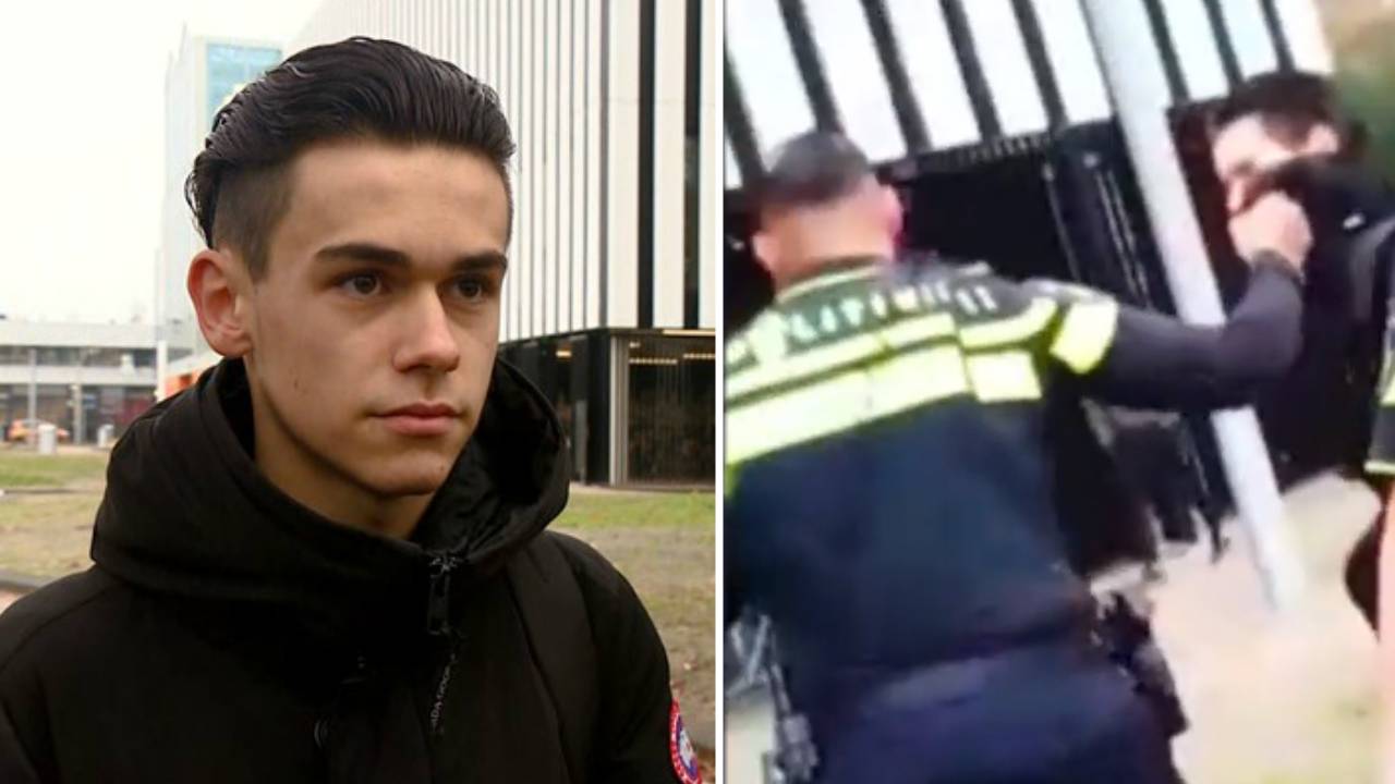 'Ik deed wat de politie vroeg en kreeg toen klappen', zegt Jordy (15 ...