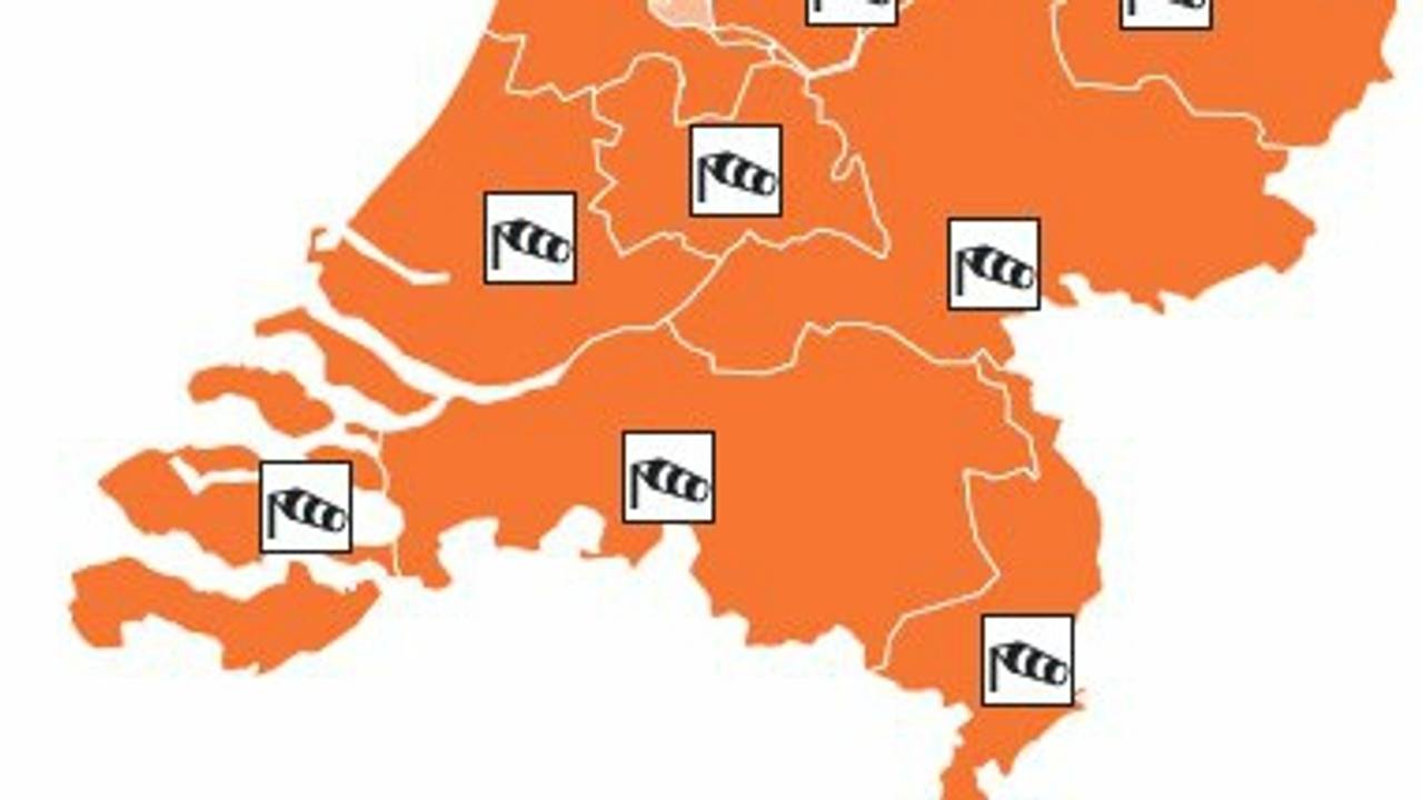 Code oranje vanwege westerstorm: zware windstoten tot 120 kilometer per uur - Omroep Brabant