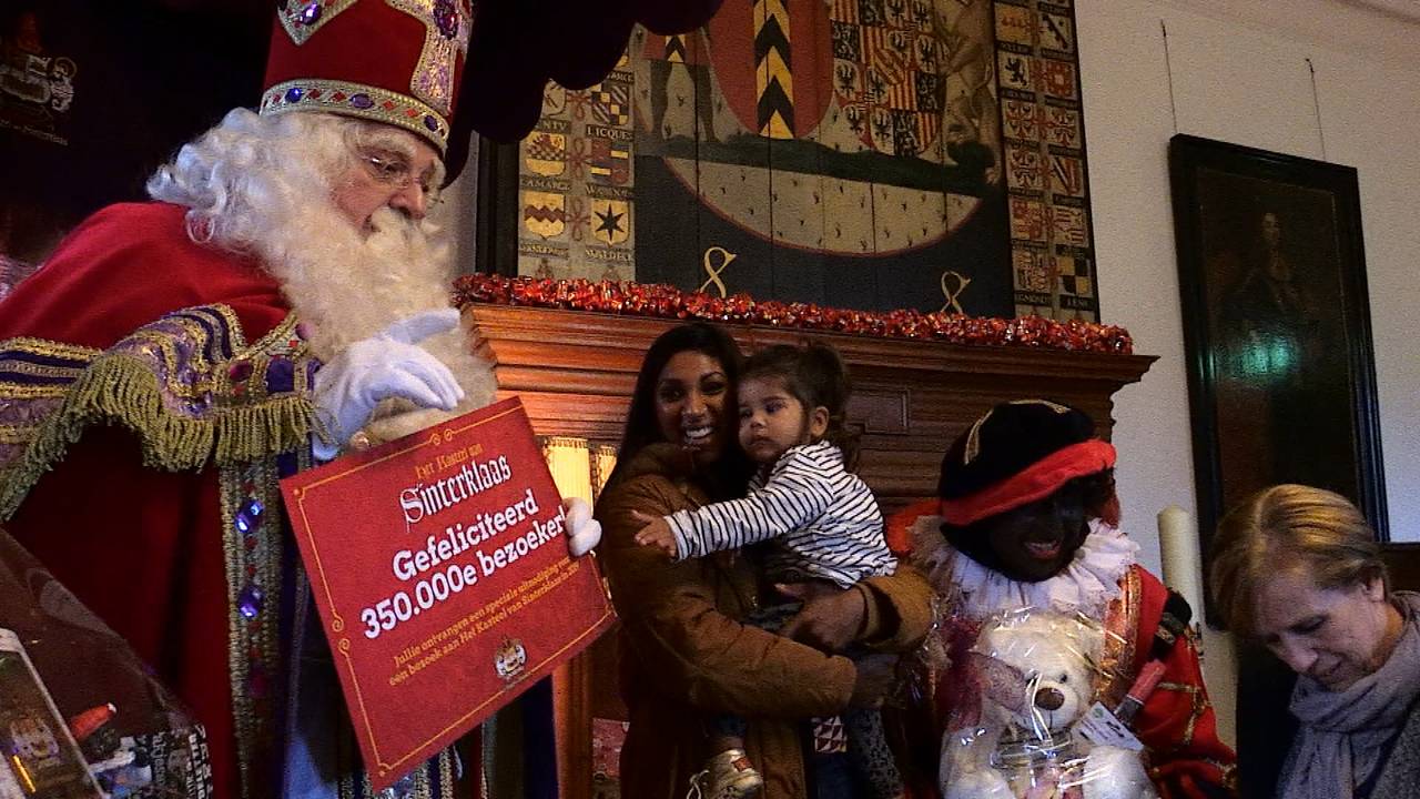 Feest Sinterklaas Ontvangt 350 000e Bezoeker In Zijn Helmondse Kasteel