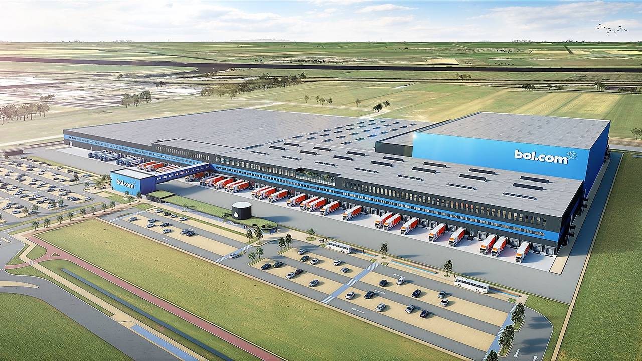Distributiecentrum Bol.com Waalwijk wordt twee keer zo groot, bouw ...