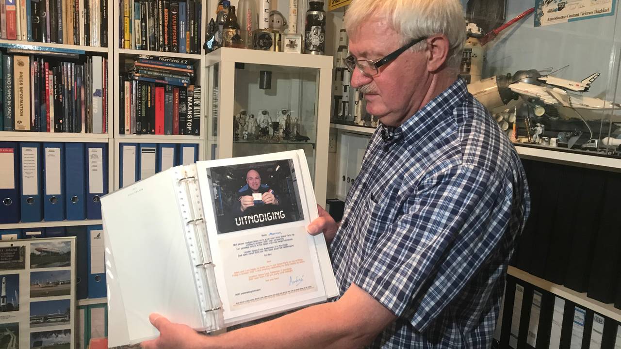 Marinus werd door zijn vader wakker gemaakt voor de maanlanding ...