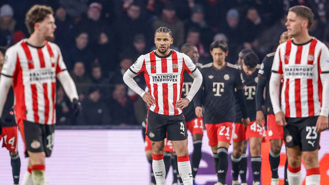 PSV uitgeschakeld in Champions League na nederlaag tegen Bayern München ...