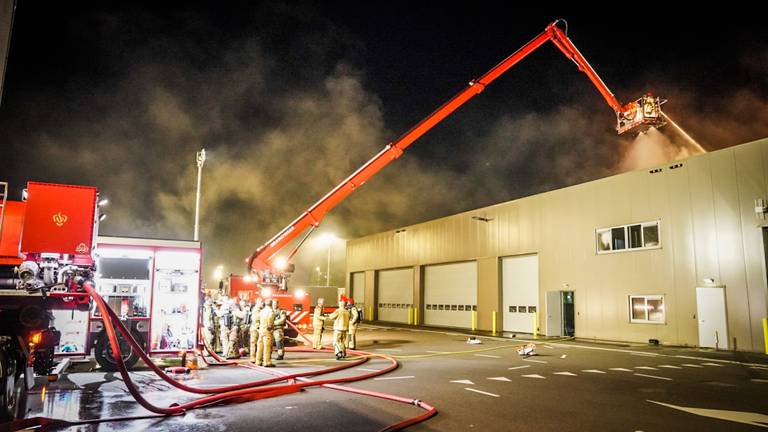 Uitslaande brand bij bedrijf in Eindhoven: 'Het dak heeft flinke schade ...